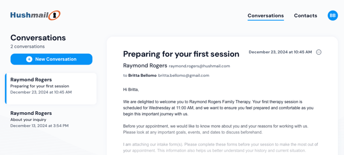 How Hushmail secure emails work