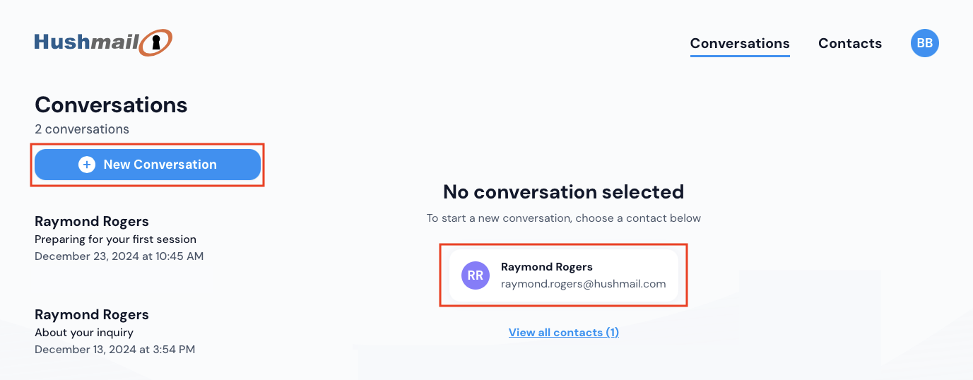 How Hushmail secure emails work