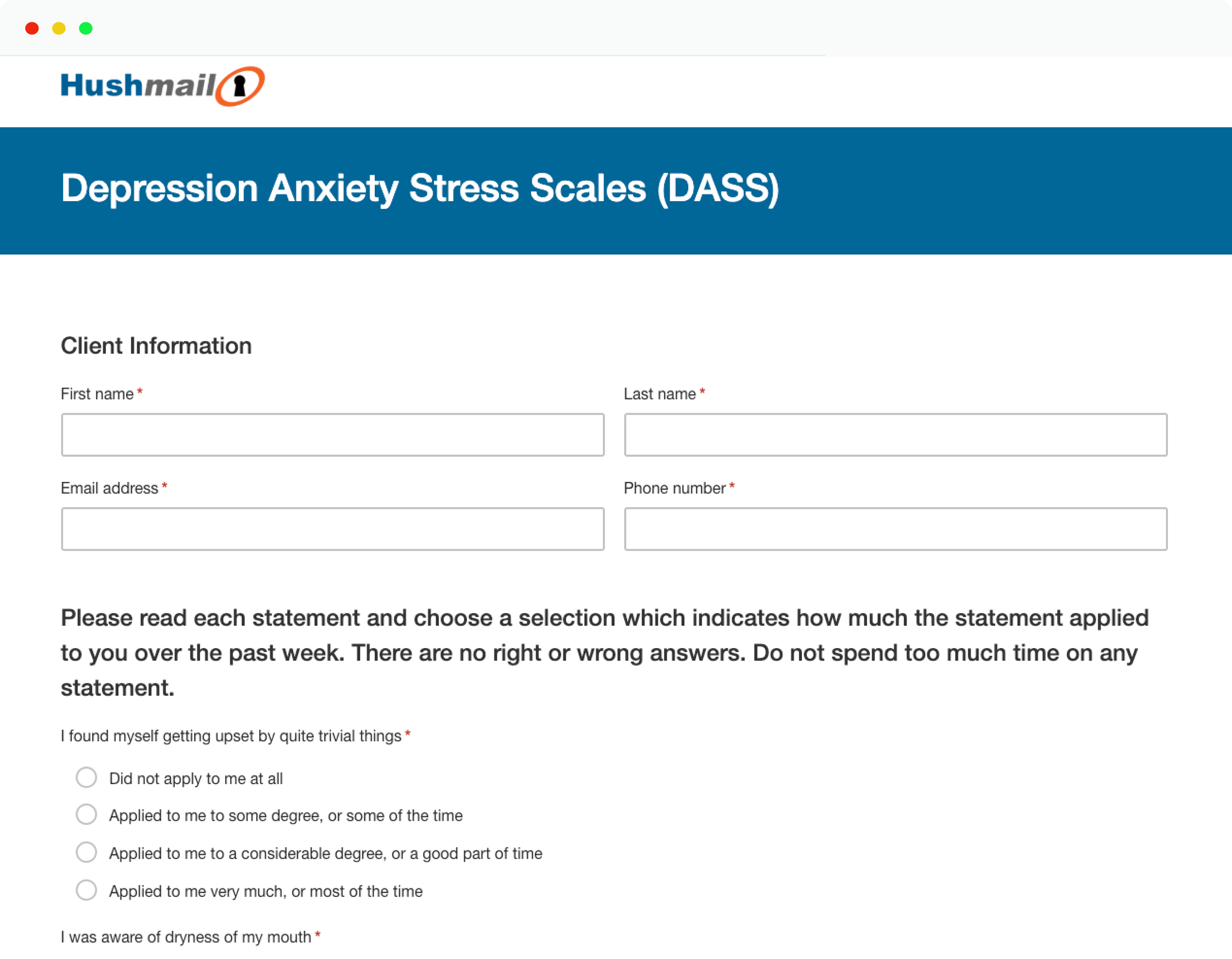 From the PHQ-9 to GAD-7: Mental health screening in minutes