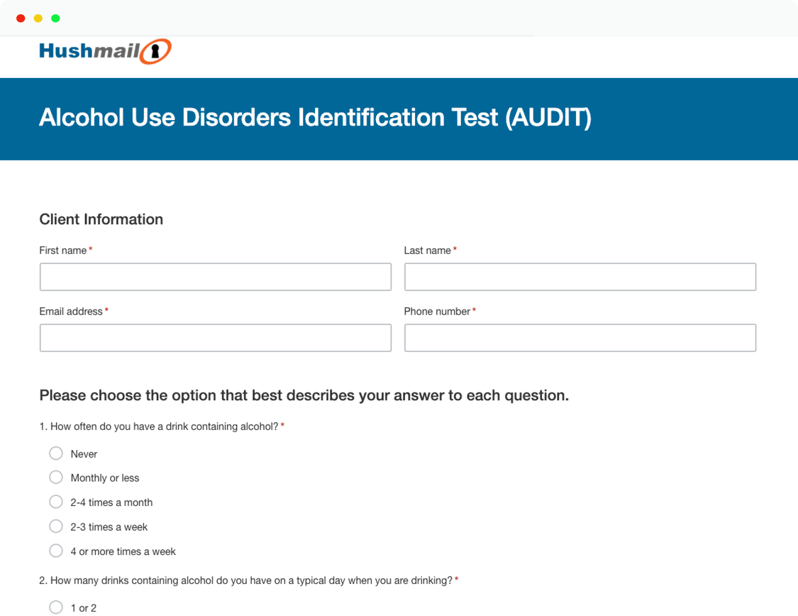 From the PHQ-9 to GAD-7: Mental health screening in minutes